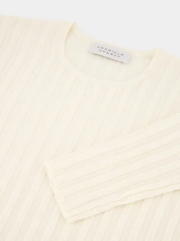Gabriela Hearst Werner Wool-cashmere Sweater - Cream