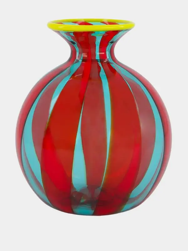 La DoubleJ Mini Ciccio Glass Vase - Red