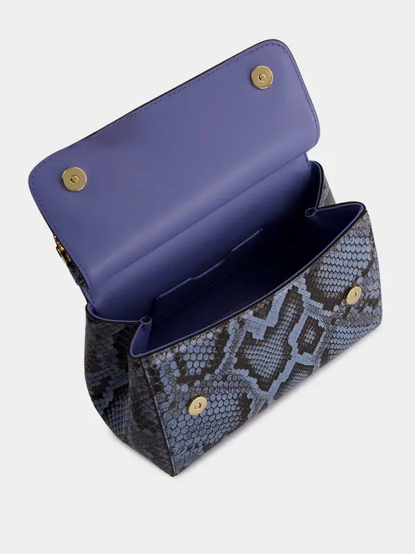 Dolce & Gabbana Sicily Python Handbag