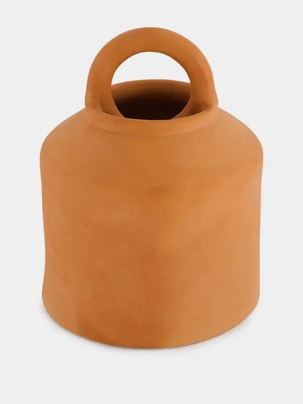 HONORÉ Terracotta Bell Nori Pendant Lamp - Orange