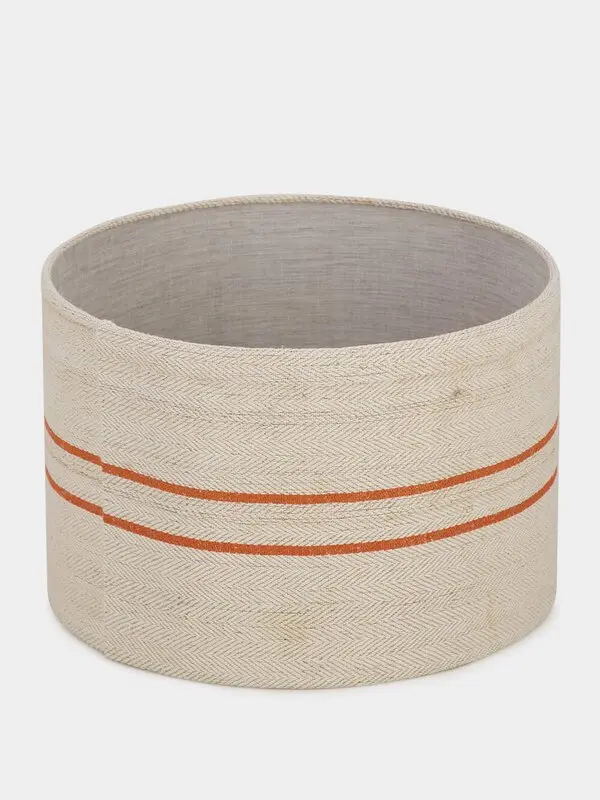 PAULA LIVING Linen Lampshade With Stripes