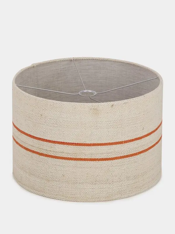 PAULA LIVING Linen Lampshade With Stripes
