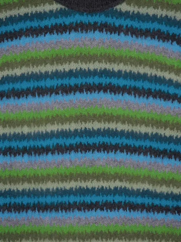 PIACENZA CASHMERE 1733 Striped Cashmere Turtleneck Sweater