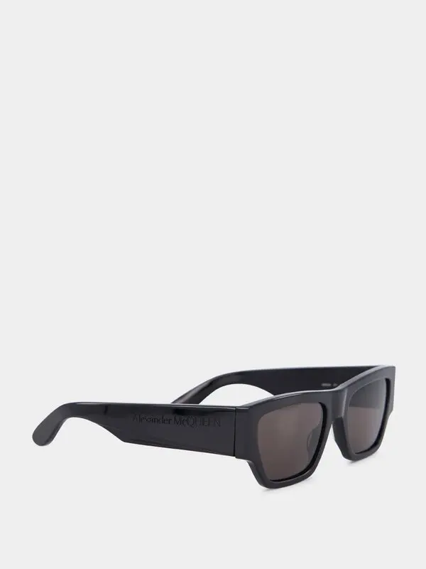 Alexander McQueen Square-frame Sunglasses - Blue