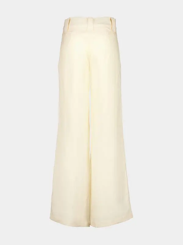 Johanna Ortiz Passage Poise Wide-leg Linen Trousers