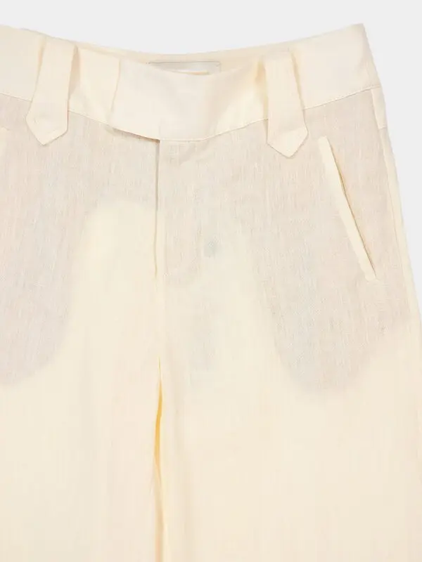 Johanna Ortiz Passage Poise Wide-leg Linen Trousers