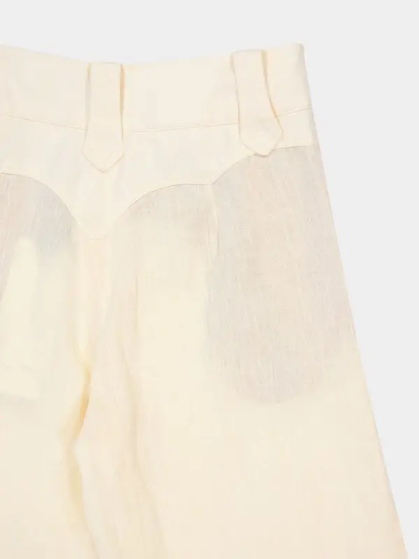 Johanna Ortiz Passage Poise Wide-leg Linen Trousers