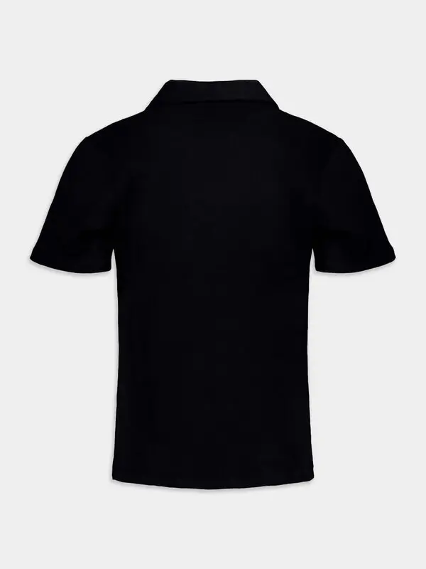 Frescobol Carioca Polo Faustino Terry Cotton - Black