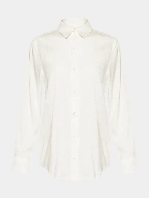 PAULA Essential Silk Shirt - White
