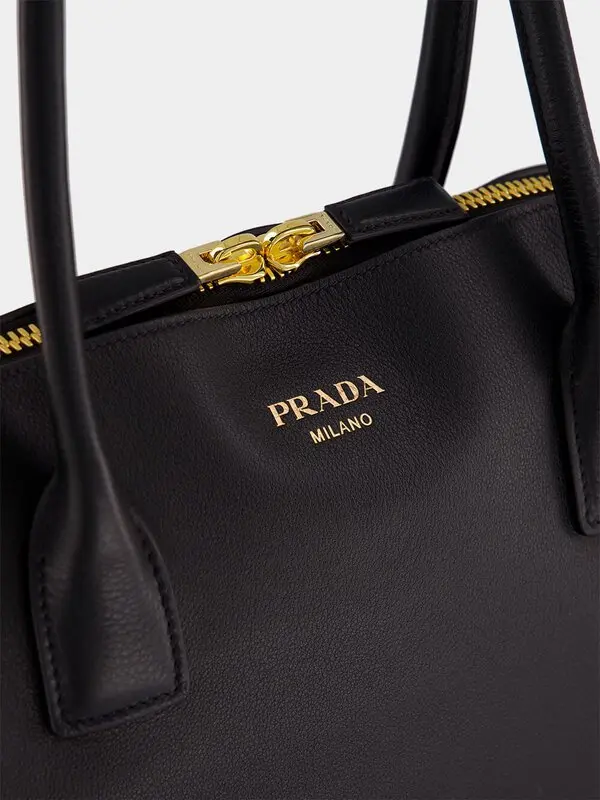 Prada Medium Leather Tote Bag