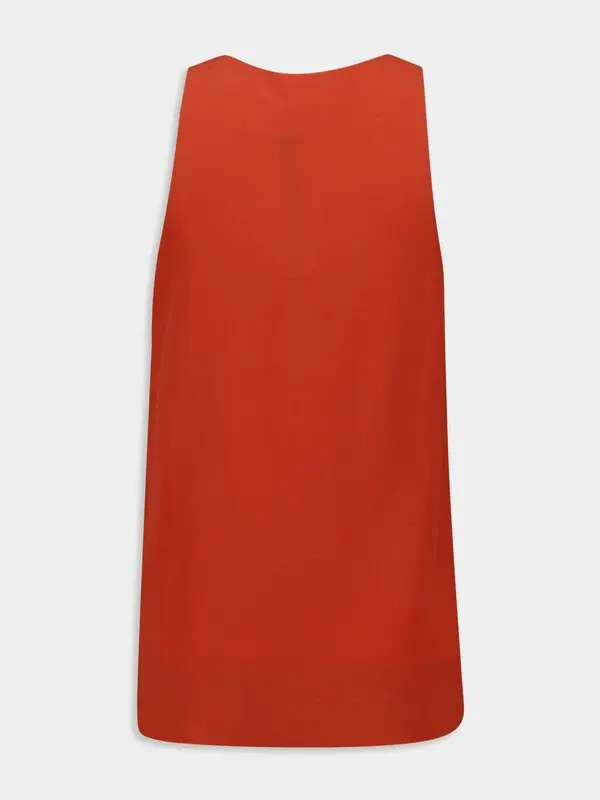 PAULA Serena Rooibos Tea Silk Tank Top - Orange