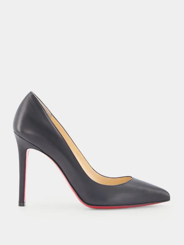 CHRISTIAN LOUBOUTIN Pigalle 100mm Leather Pumps - Black