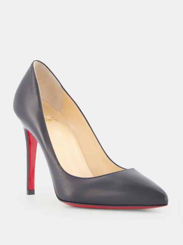 CHRISTIAN LOUBOUTIN Pigalle 100mm Leather Pumps - Black