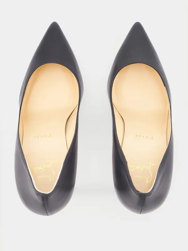 CHRISTIAN LOUBOUTIN Pigalle 100mm Leather Pumps - Black