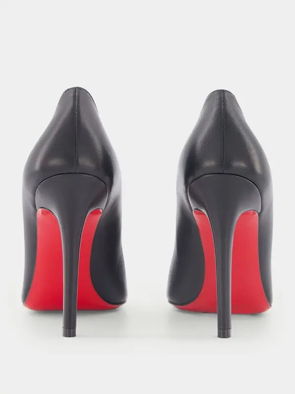 CHRISTIAN LOUBOUTIN Pigalle 100mm Leather Pumps - Black