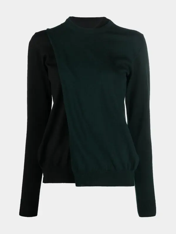 Colville Long-sleeve Wool Knitted Top