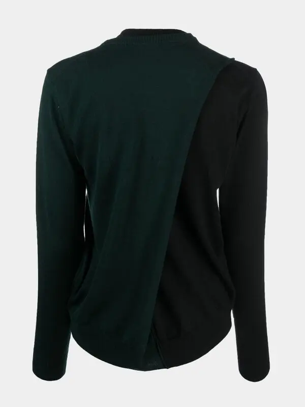Colville Long-sleeve Wool Knitted Top