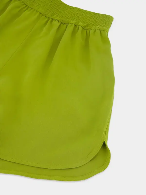 PAULA Bronzita Silk Shorts