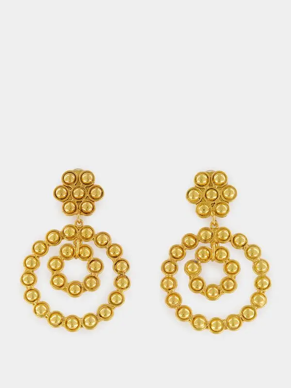 Sylvia Toledano Happy Flower Earrings - Gold