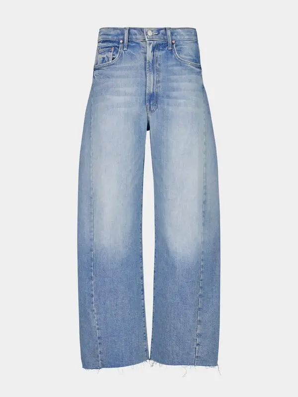 MOTHER The Half-pipe Ankle Fray Jeans - Blue
