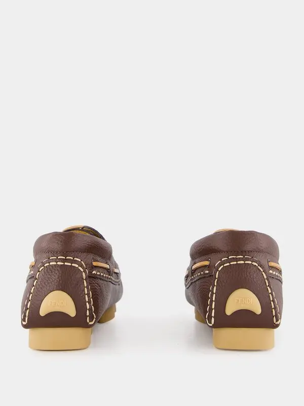 Fendi Deck Lace-ups Loafers
