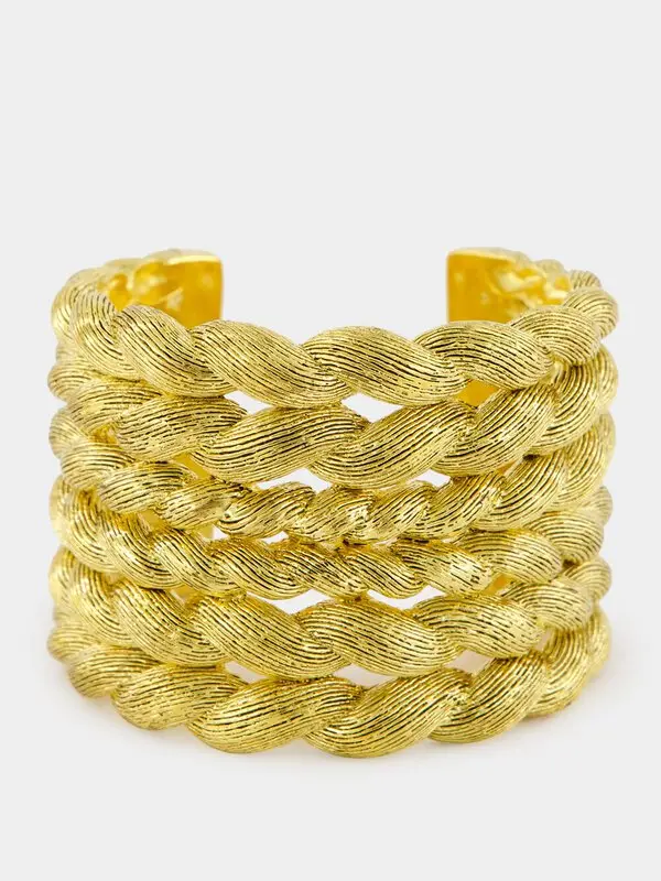 AURÉLIE BIDERMANN Grisell Cuff - Gold