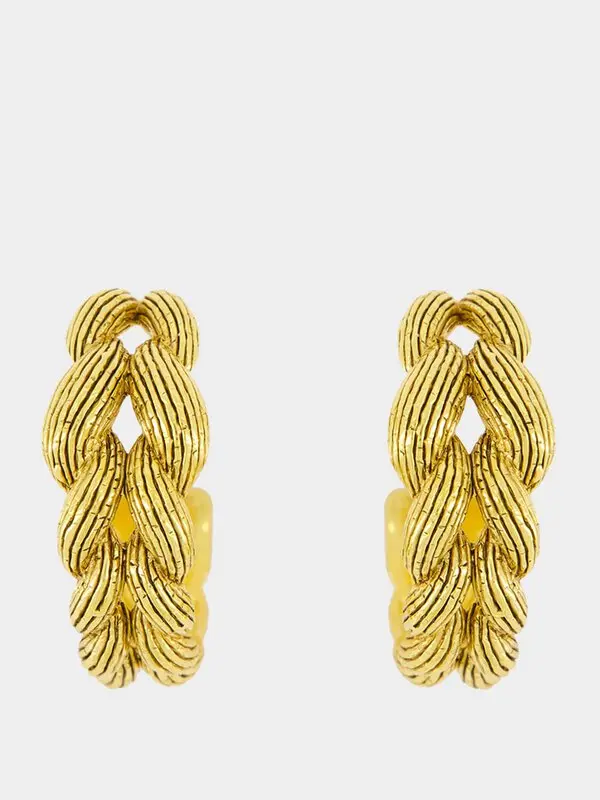 AURÉLIE BIDERMANN Grisell Hoop Earrings - Gold