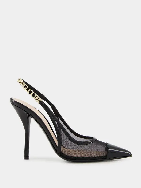 Gucci Signoria Slingback Pump - Black