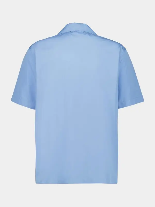 Gucci Shirt Disco Bowling Dyed Popeline Cotton - Blue