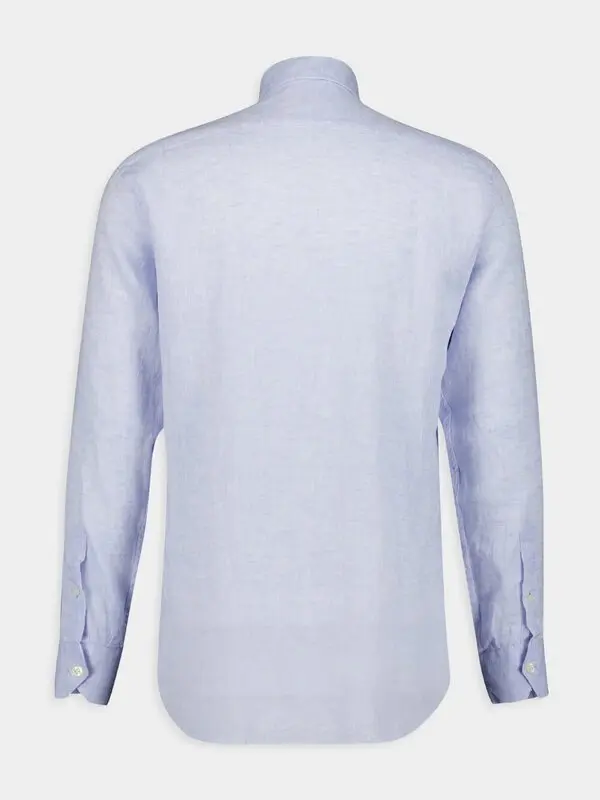 Frescobol Carioca Antonio Linen Shirt - Blue