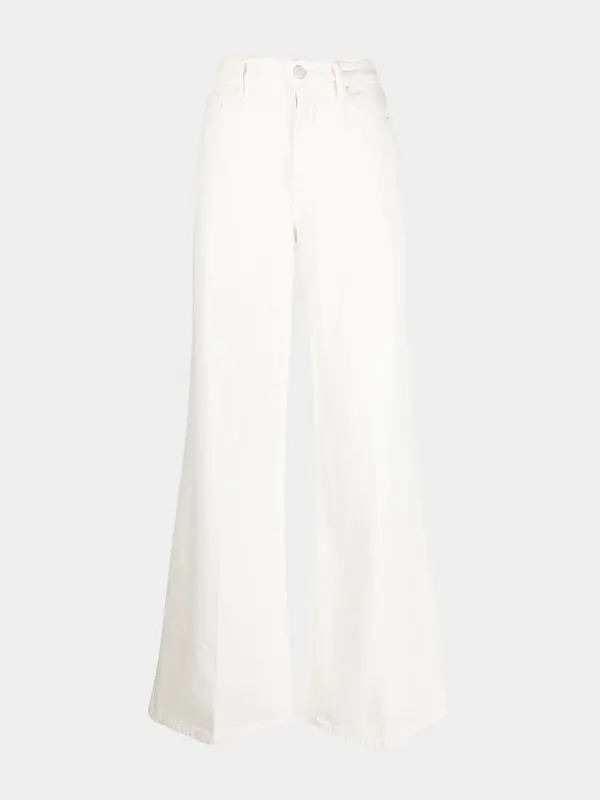 FRAME Le Palazzo Jeans - White
