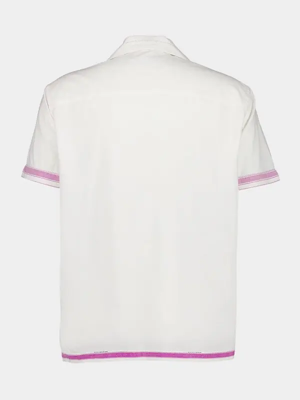 BAZISZT White And Strike Shirt - Pink