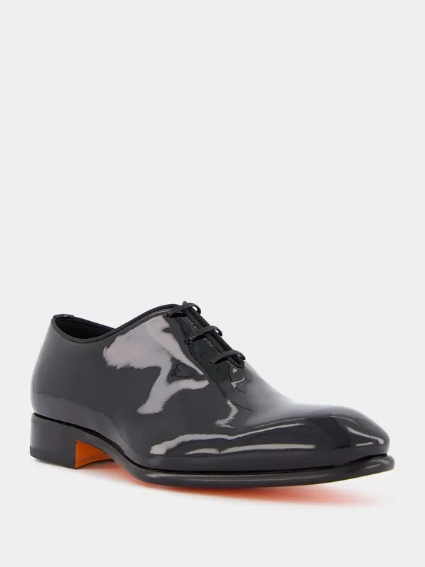 Santoni Leather Oxford Shoes