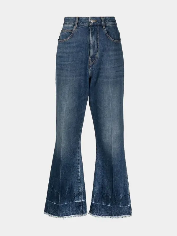 Stella McCartney Flared Mid-rise Jeans - Blue