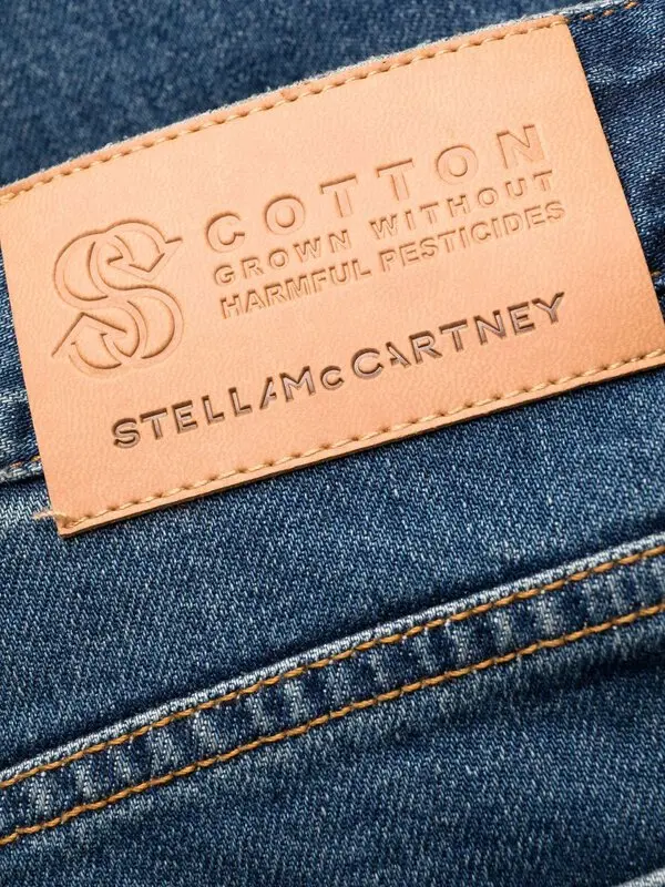 Stella McCartney Flared Mid-rise Jeans - Blue