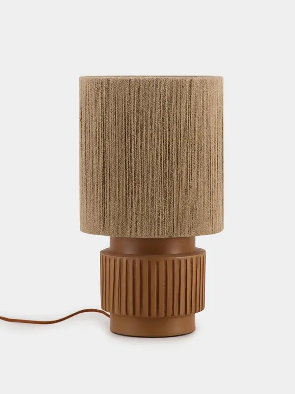 POMAX Cordoba Terracotta Medium Table Lamp