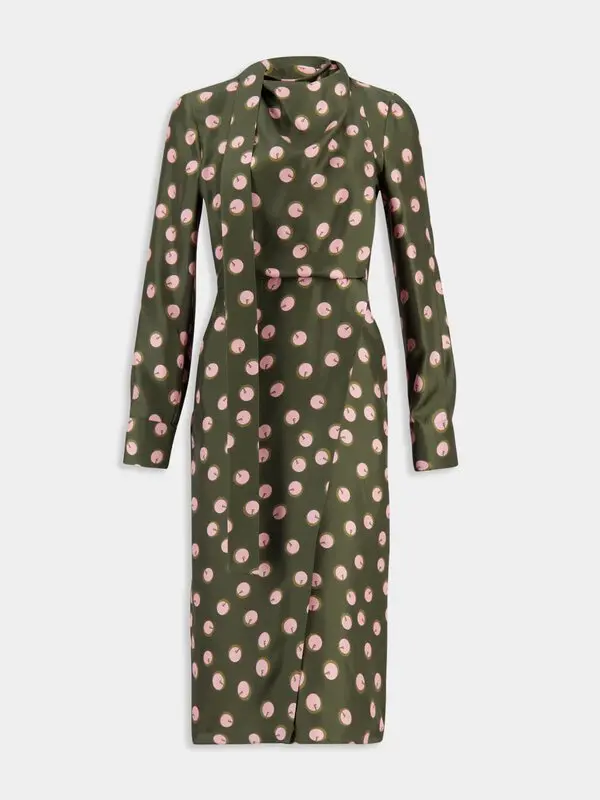 Fendi Printed Silk Dress