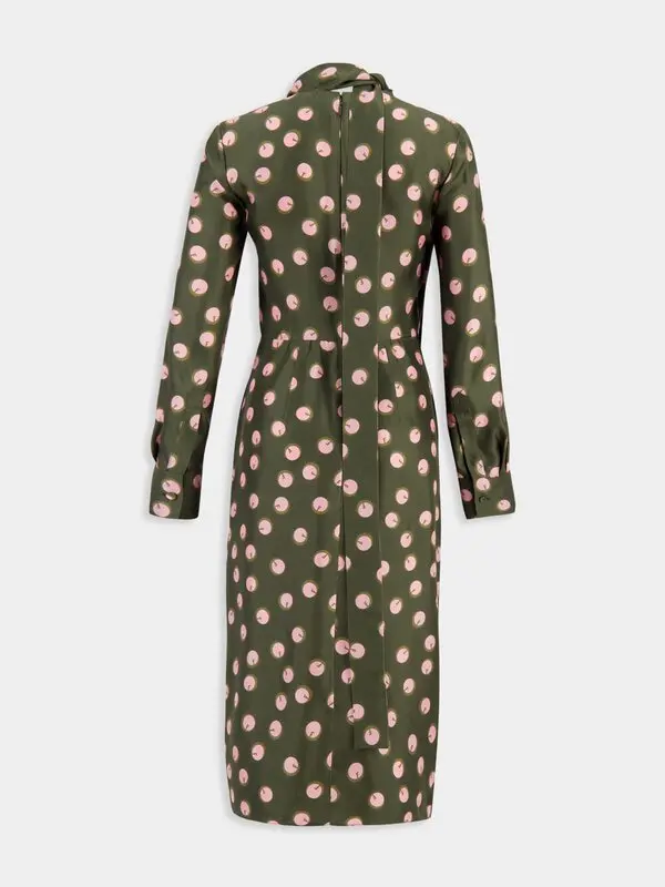 Fendi Printed Silk Dress