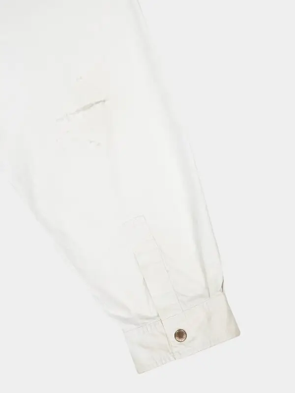 Balenciaga Dirty Washed Ripstop Workwear Overshirt