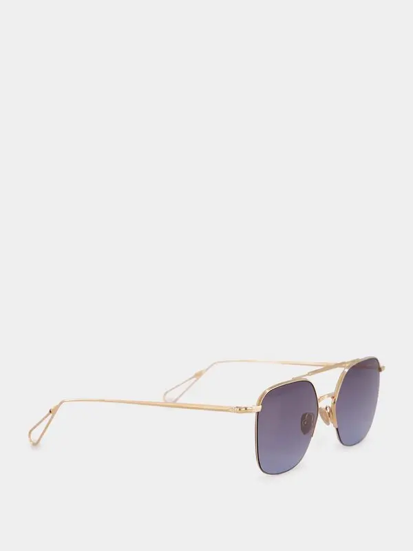 AHLEM Louxor Aviator Sunglasses - Blue
