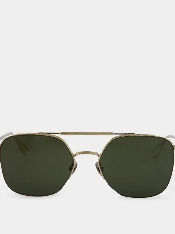 AHLEM Louxor Aviator Sunglasses - Green