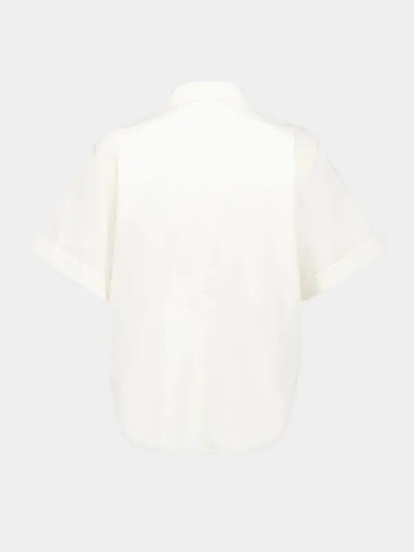 FRAME Patch Pocket Utility Shirt - White