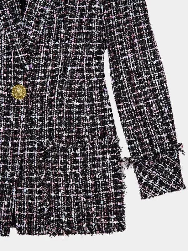 Balmain Single-breasted Tweed Jacket