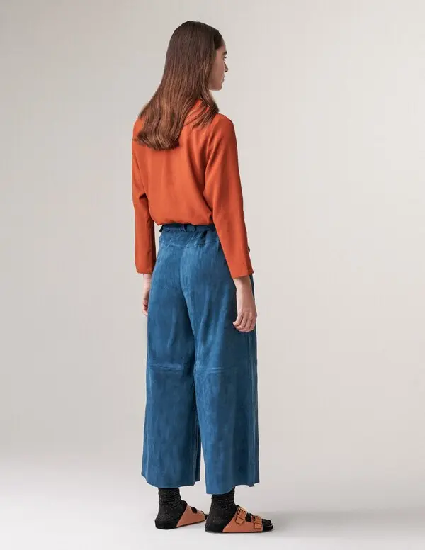 PAULA Lapis Sequined Blouse