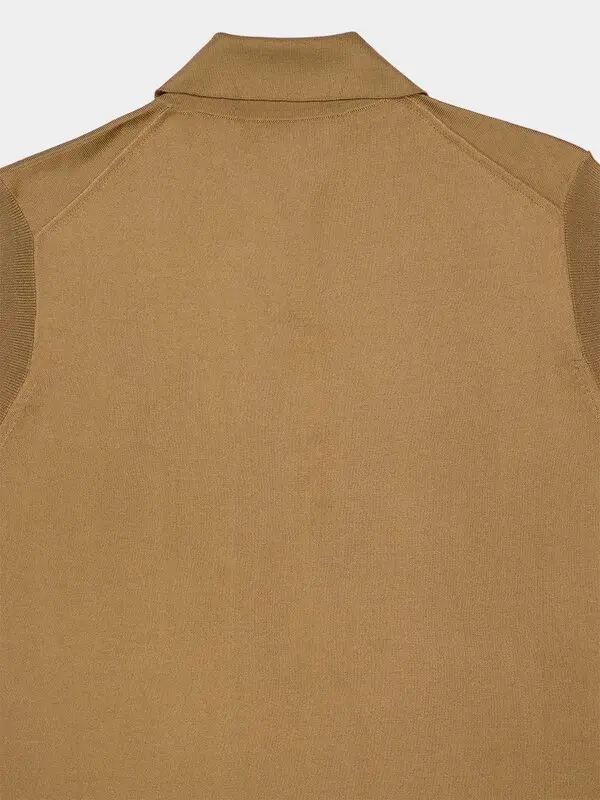 Prada Sleeveless Silk Knit Polo Shirt
