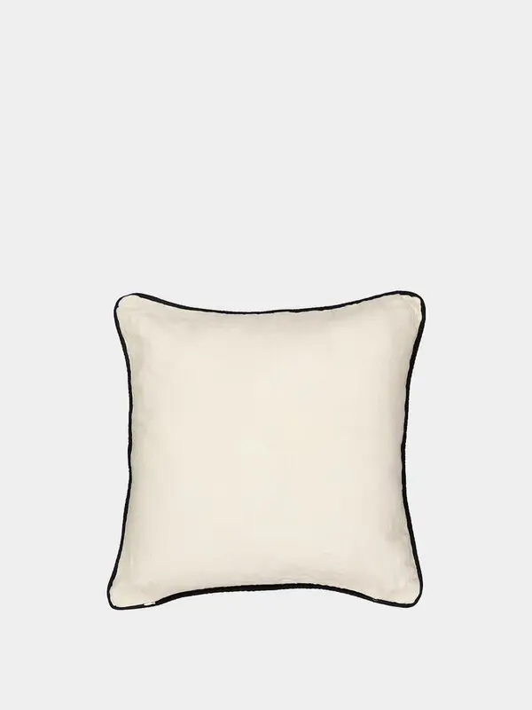 LES-OTTOMANS Tropical Oranges Cushion - Multicolour