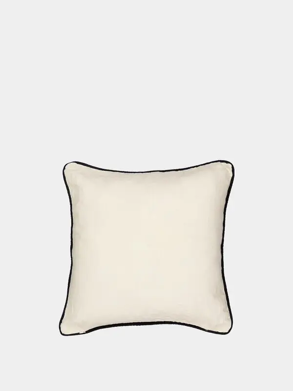LES-OTTOMANS Tropical Oranges Cushion - Multicolour