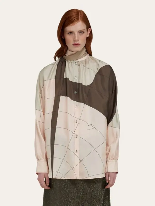 FERRAGAMO Silk Shirt - Multicolour