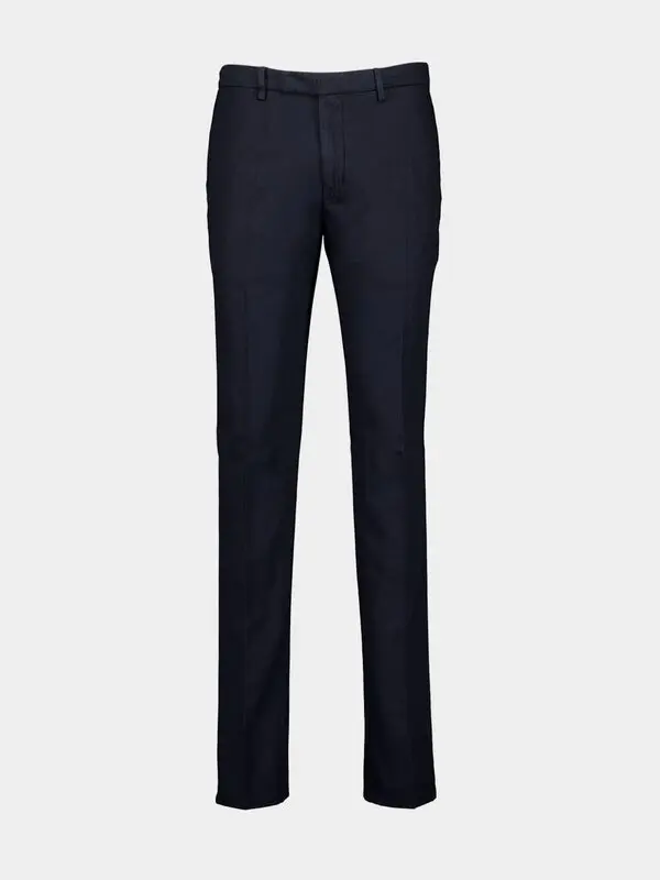 Boglioli Pressed-crease Trousers - Blue