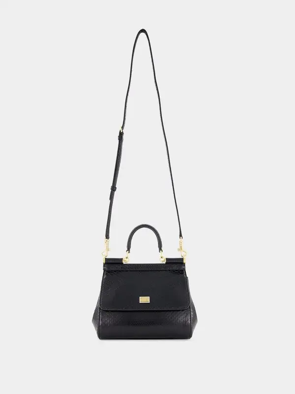 Dolce & Gabbana Medium Sicily Bag - Black